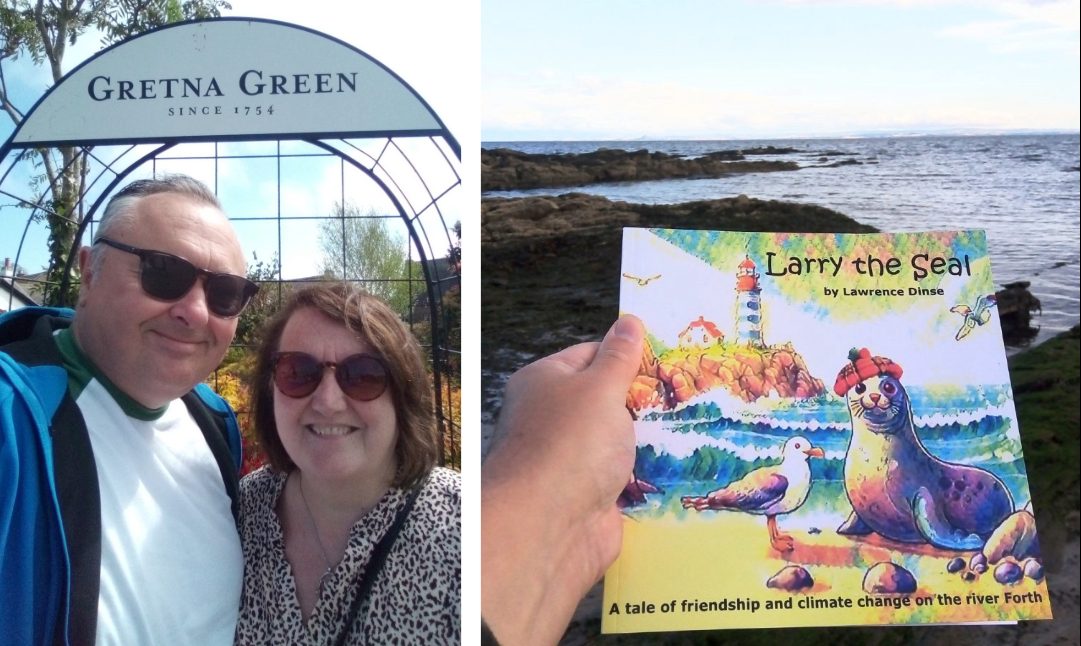 Couple mark new chapter in Fife with children's book Larry The Seal