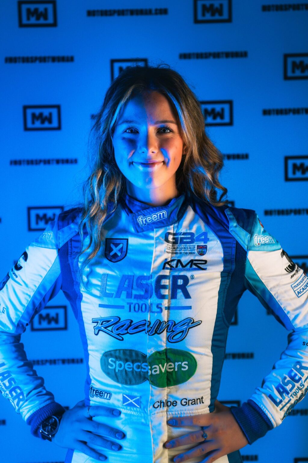 Teen racing driver Chloe Grant is aiming for the top in motorsports