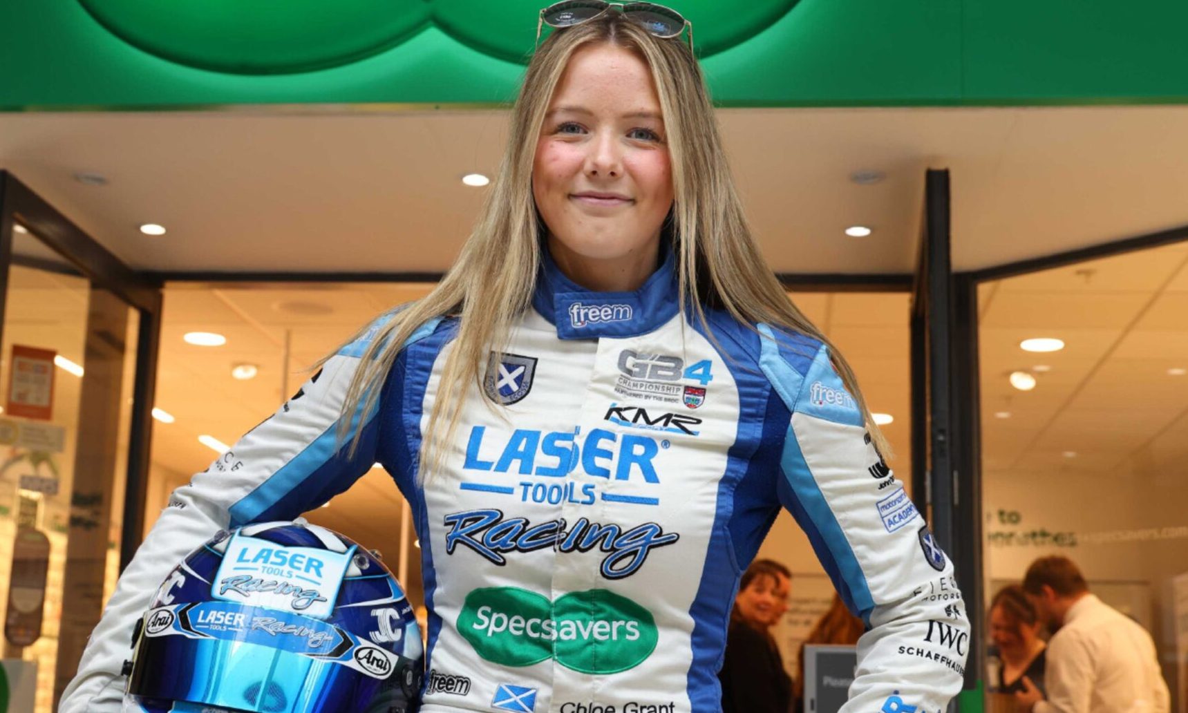 Teen racing driver Chloe Grant is aiming for the top in motorsports