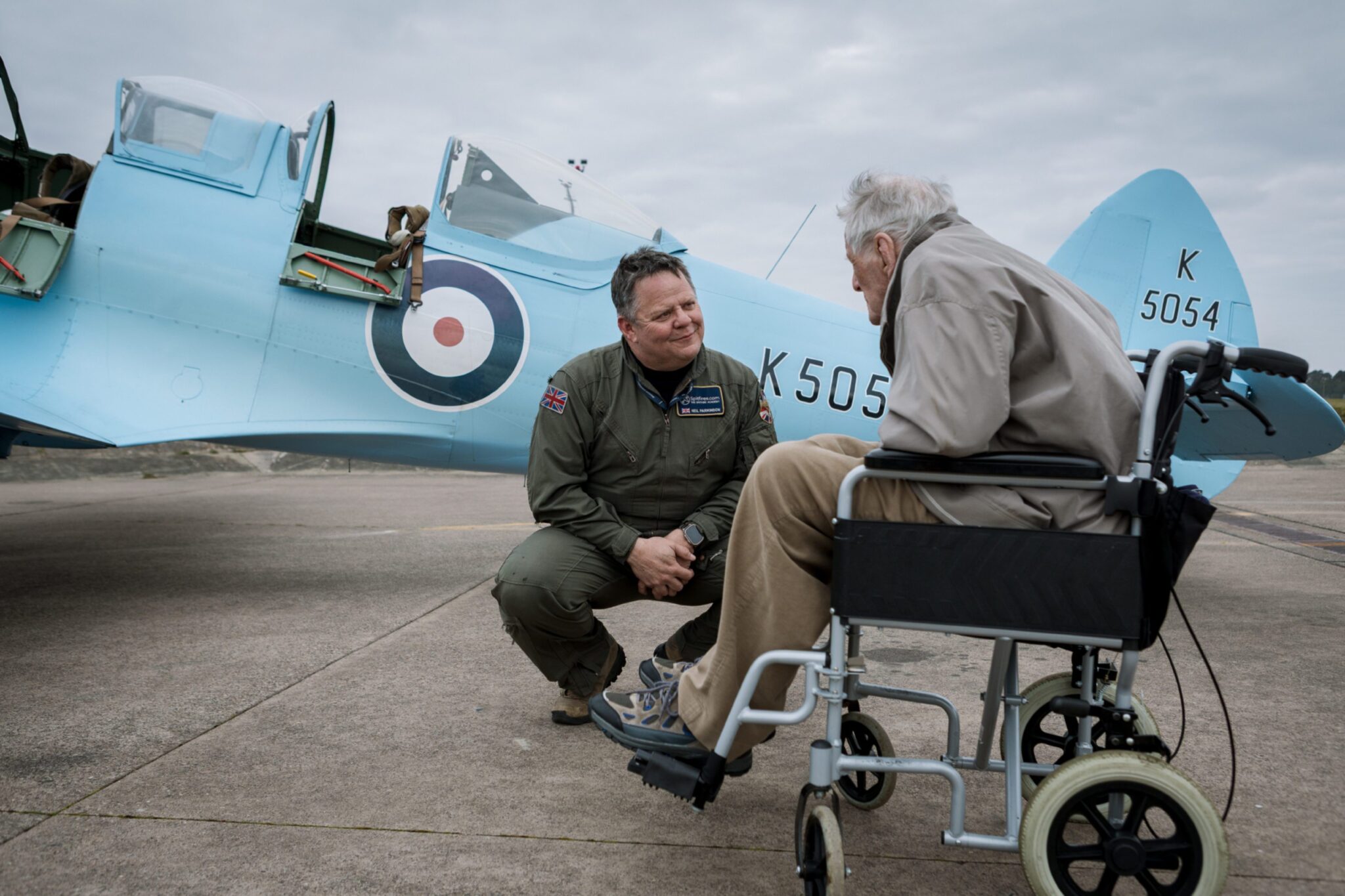 Spitfire hero’s reunion with iconic plane brings back memories