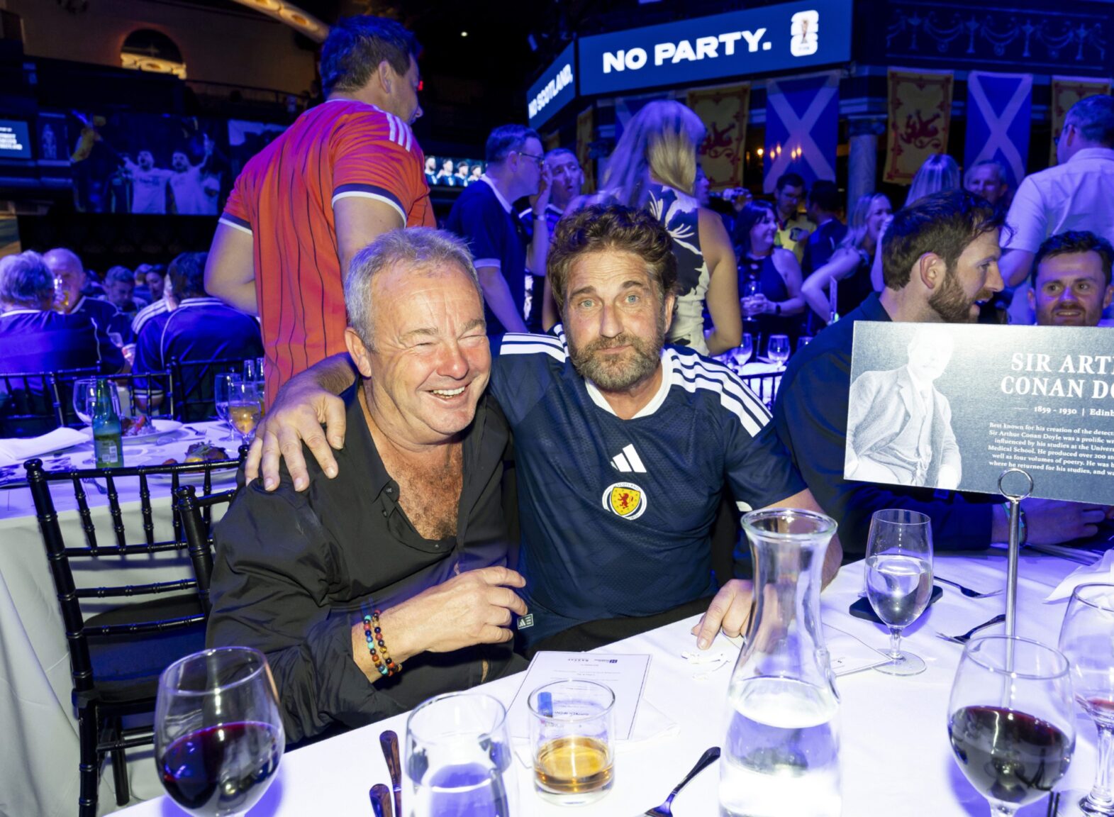 In pictures: Scottish celebrities party in Boston ahead of World Cup