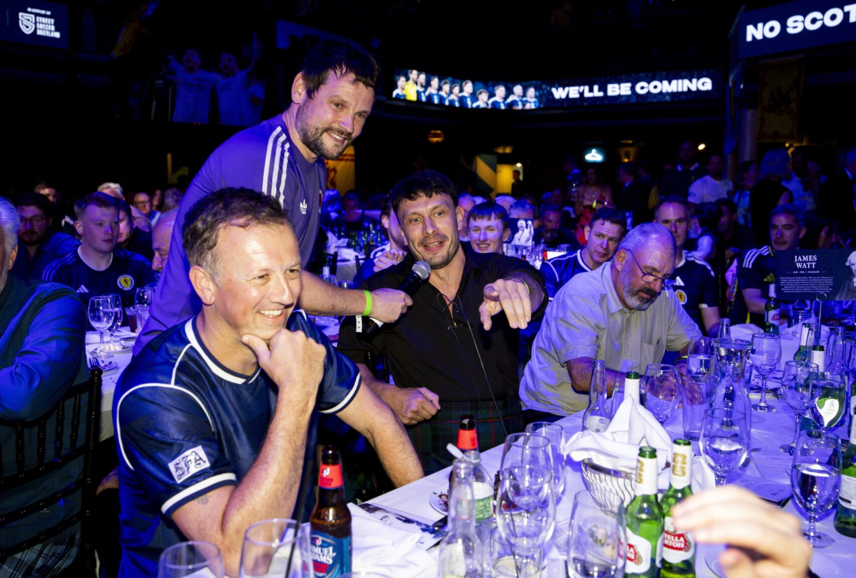 In pictures: Scottish celebrities party in Boston ahead of World Cup