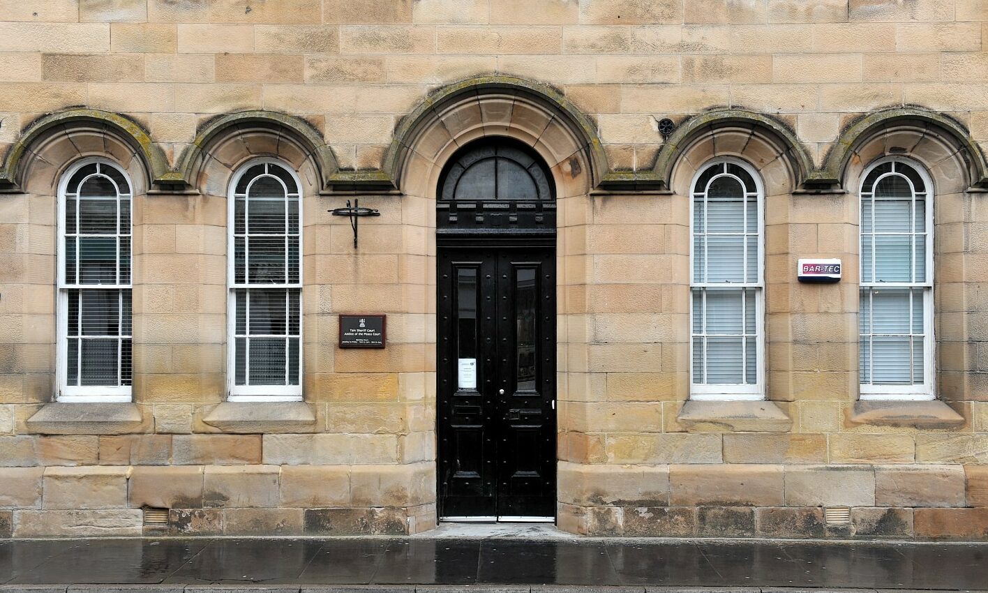 CCTV caught man making threats and damaging property
