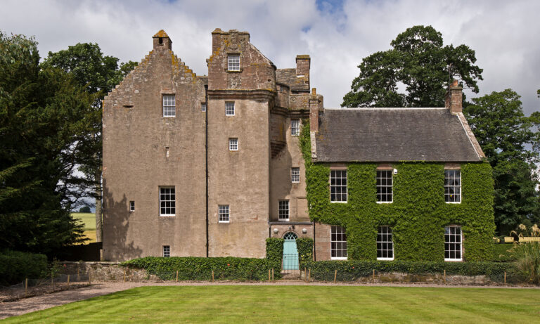 Balbegno Castle, complete with great hall, on market for £780k