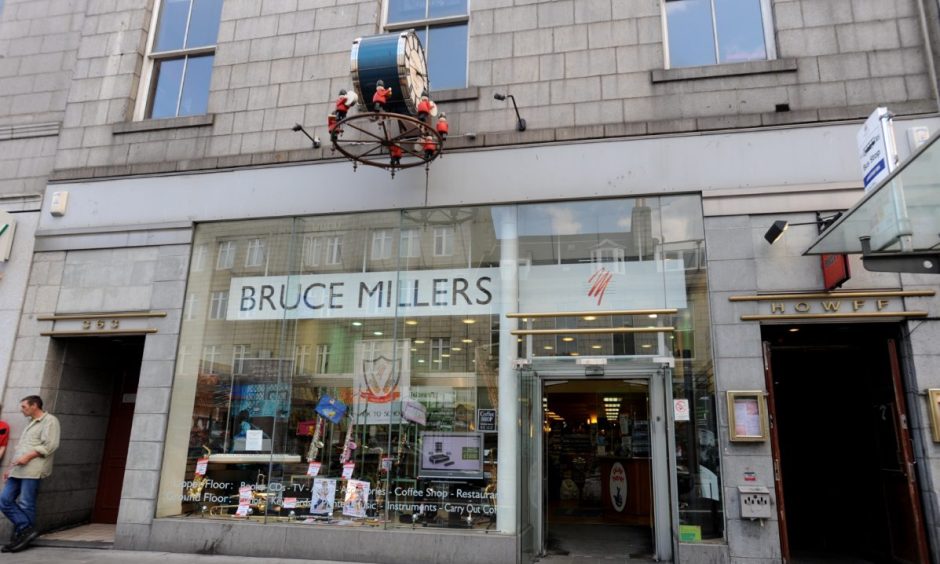 Bruce Millers plans 13 years after Aberdeen music shop closes