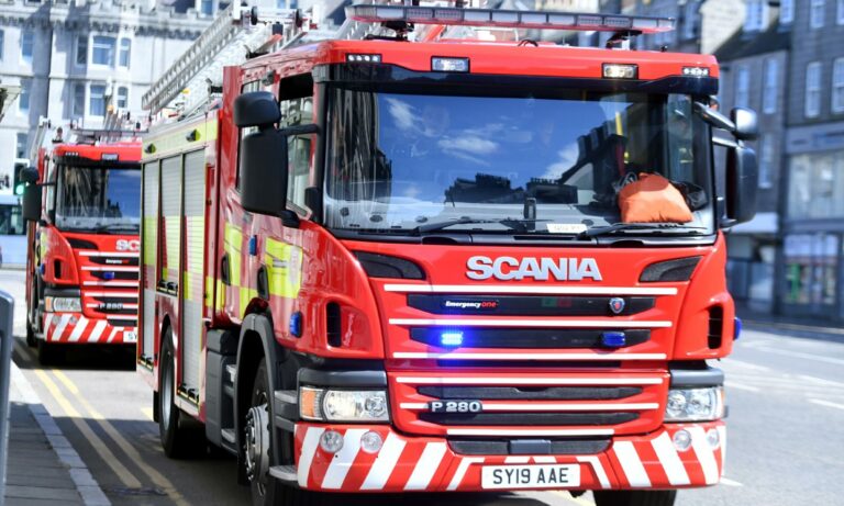 Fire crews called to HGV trailer fire in Aberdeen near Cove Bay - Press ...