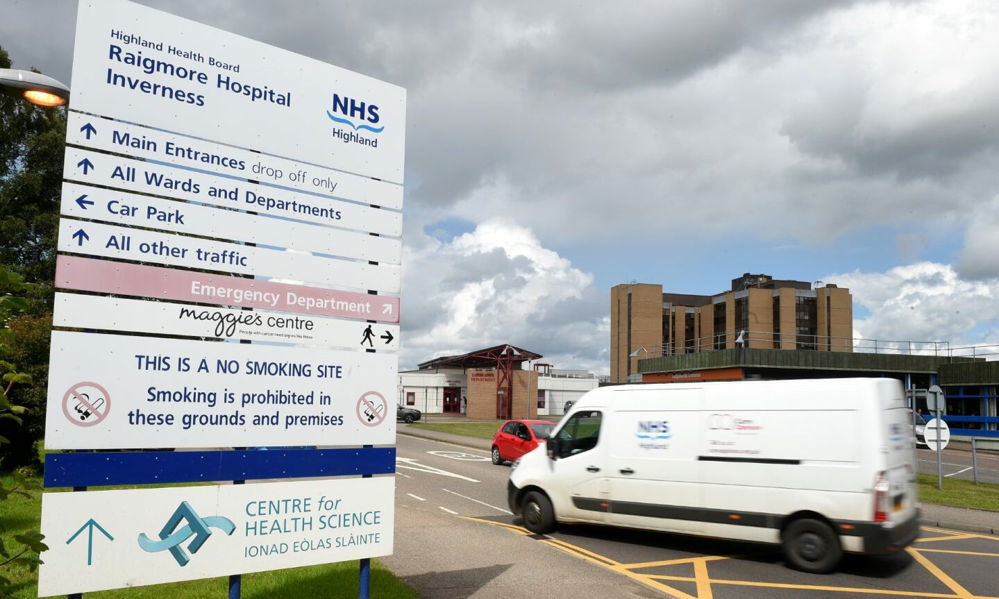 Norovirus outbreak at Raigmore Hospital in Inverness