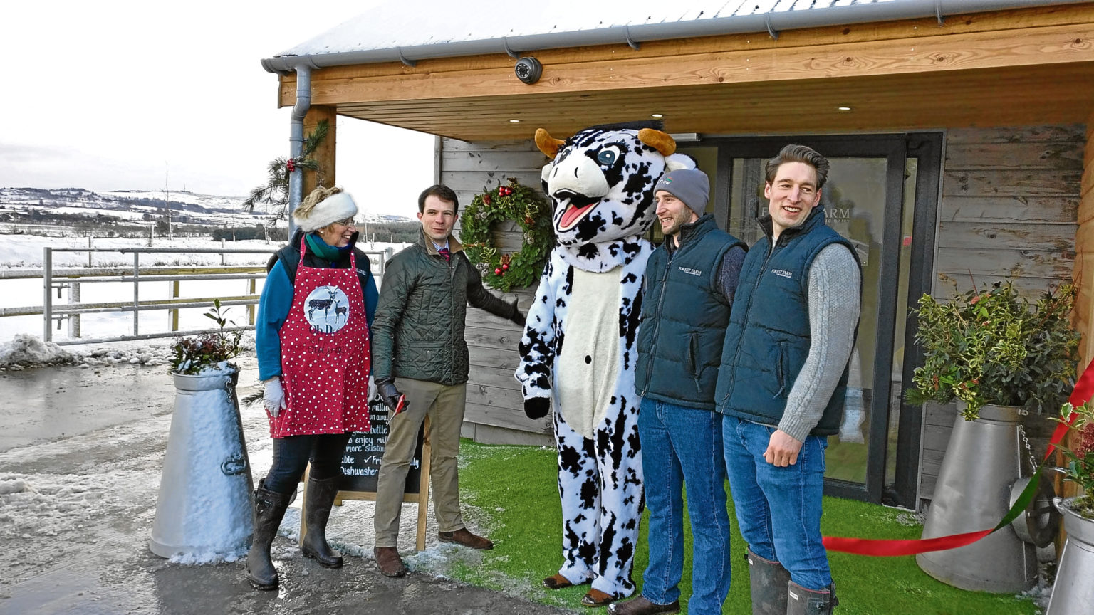 Watch: Here's how an Aberdeenshire farm's new milk vending machine works