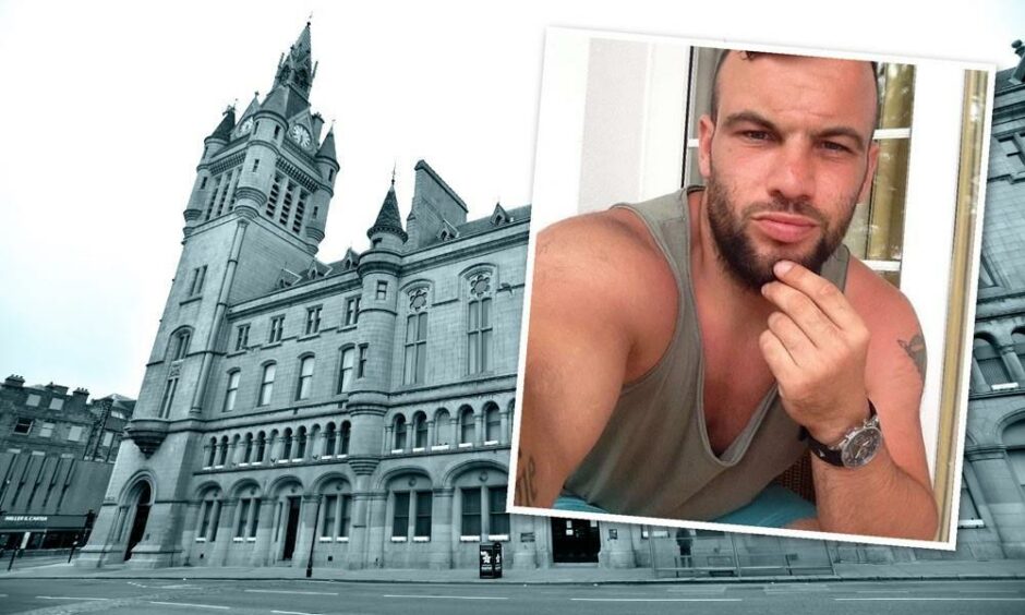 Thug jailed for his part in vicious gang attack on Aberdeen reveller