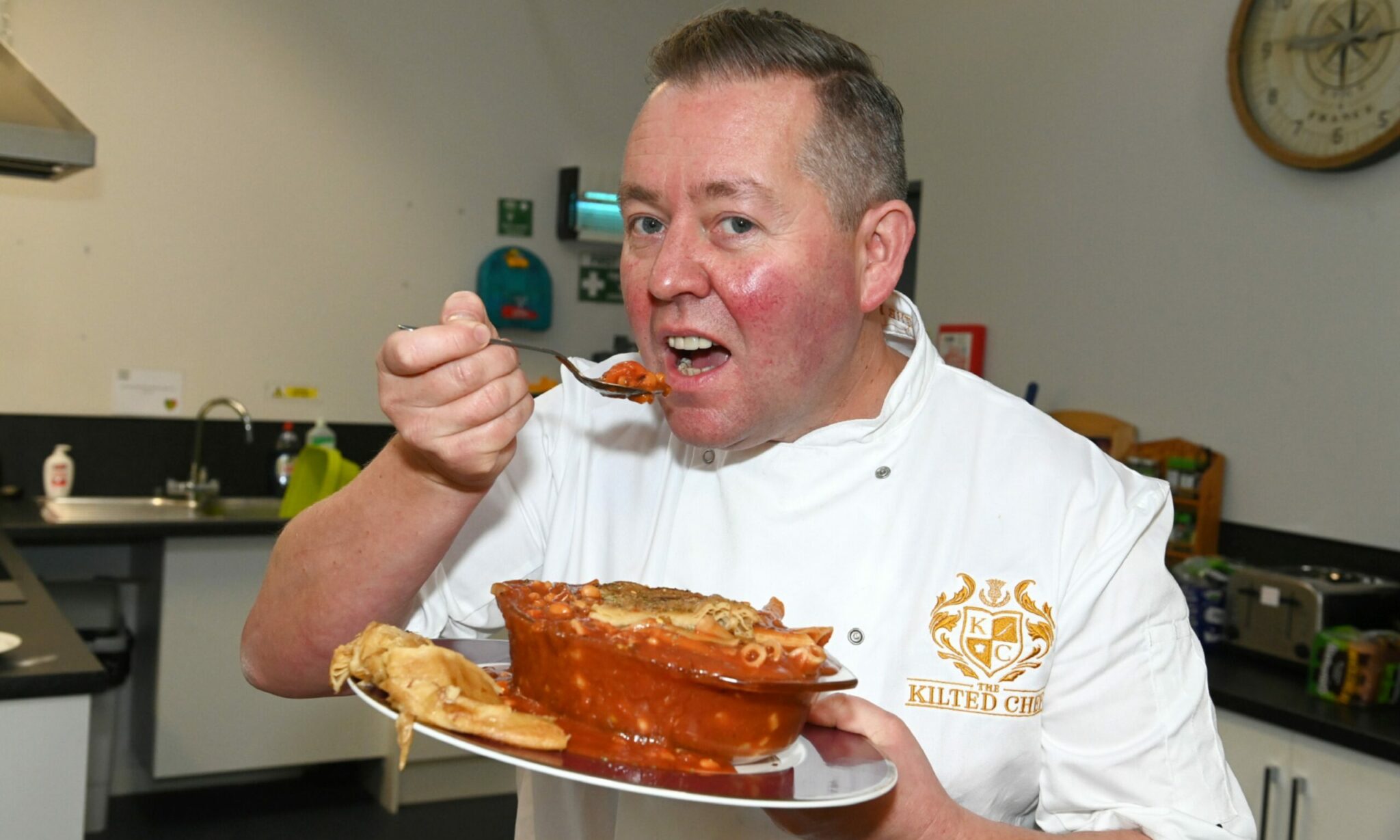 Kilted Chef takes on food parcel challenge for Big Christmas Food Appeal