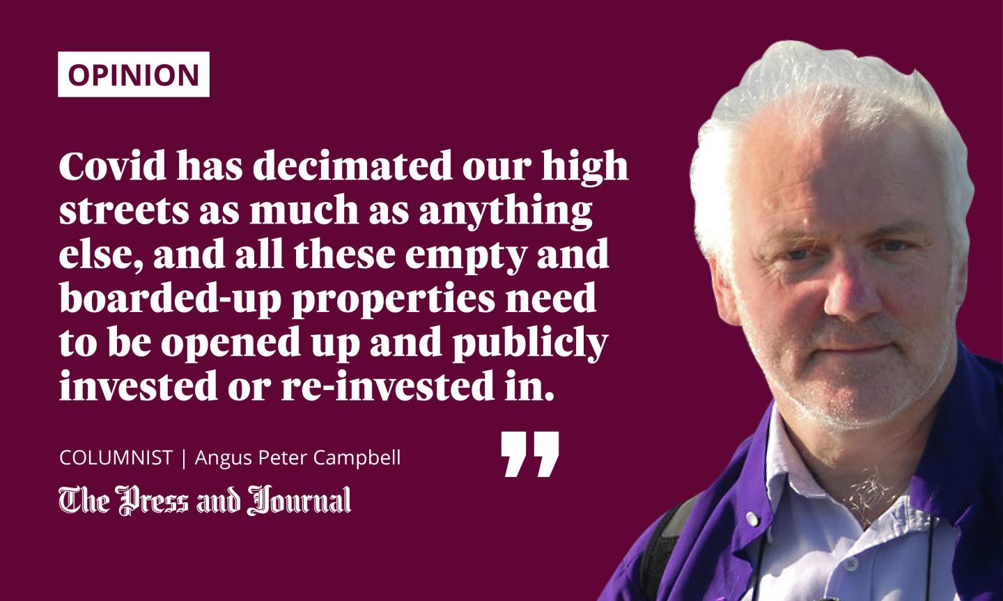 Angus Peter Campbell: A vibrant city centre is a necessity