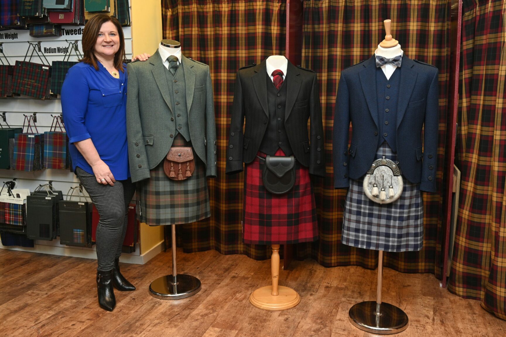 In the swing of it: Moira George on the traditional art of kiltmaking