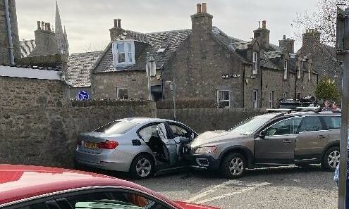 Man arrested following two-car crash in Aberdeen - Press and Journal