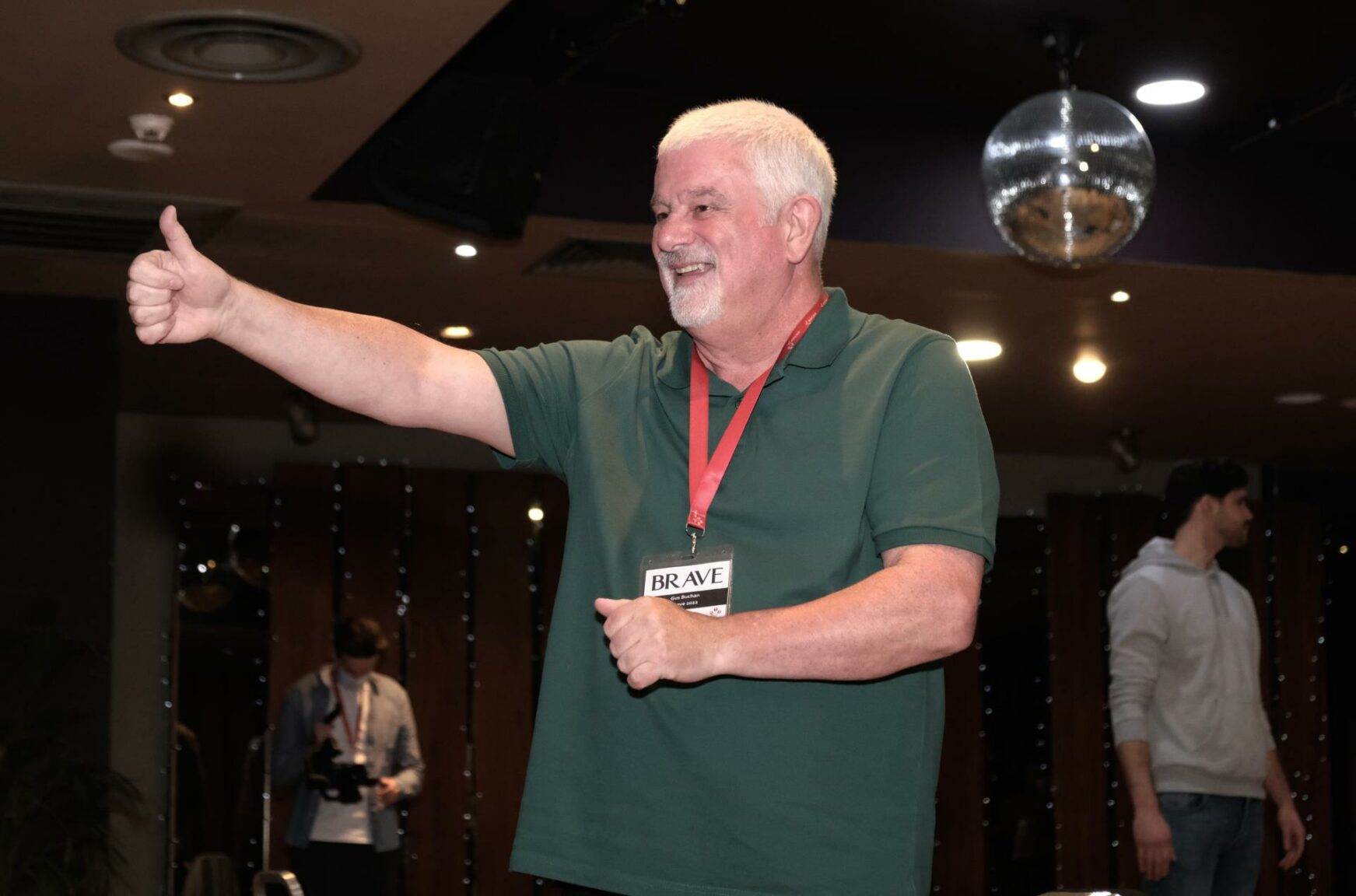 Brave model Gus looks forward to a birthday to remember on the Friends ...