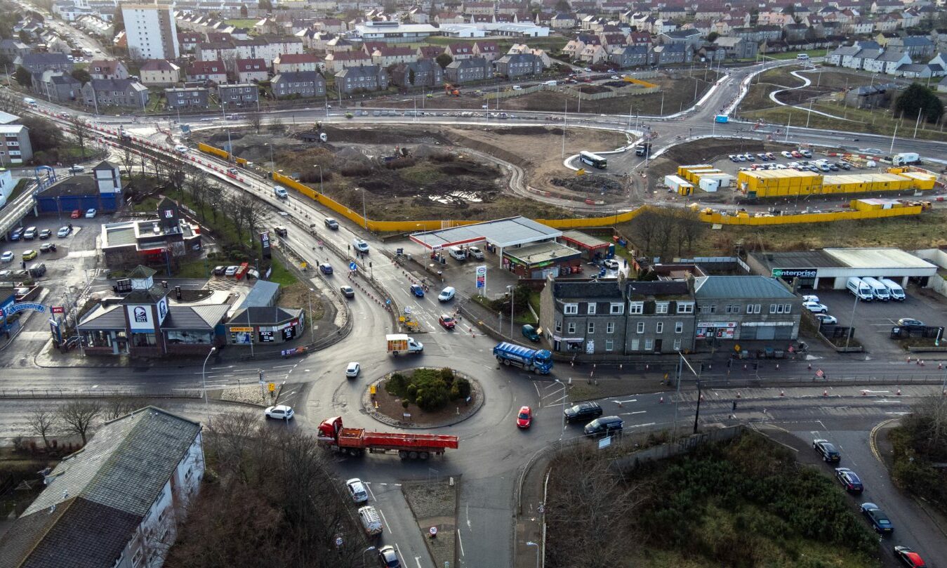Week of road closures at Haudagain in Aberdeen for resurfacing works ...