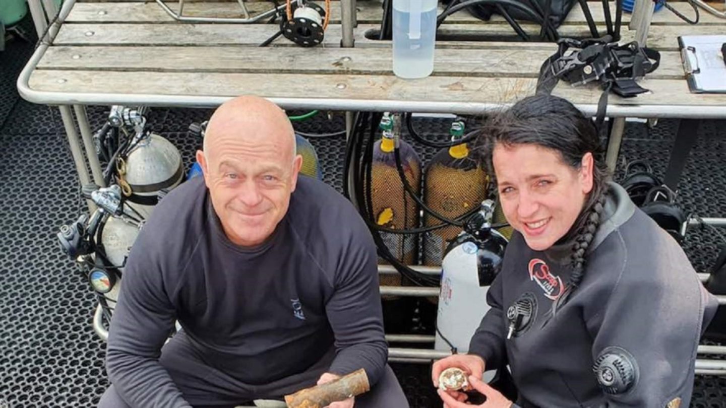 Ross Kemp 'cheated death' while diving on Scapa Flow wrecks