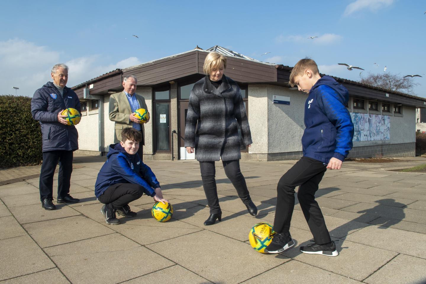 Work to transform former Dyce library into sport clubhouse kicks off