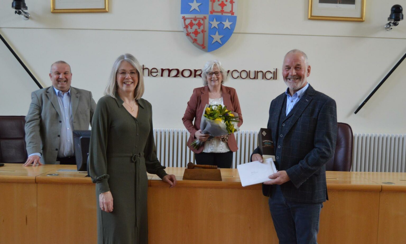 Moray Council marks retirement of its longest ever serving member of ...