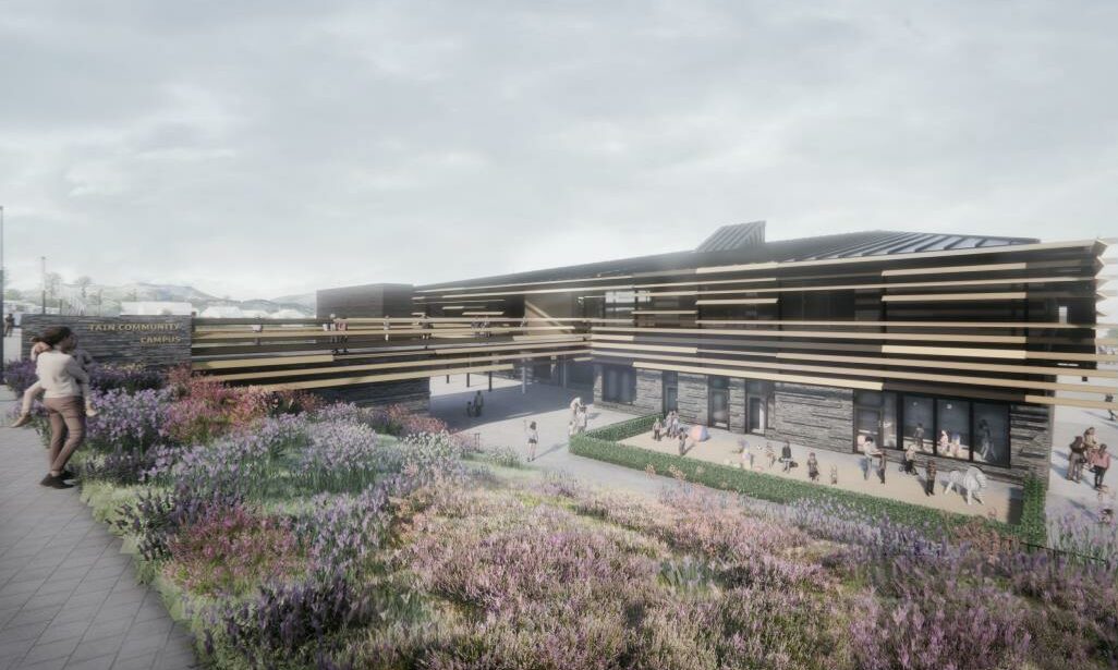 New Tain campus looks set to be greenest in Highland