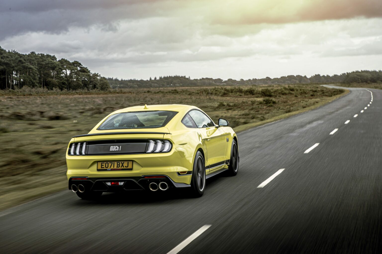 Mighty Mustang Mach 1 muscle car one mean machine