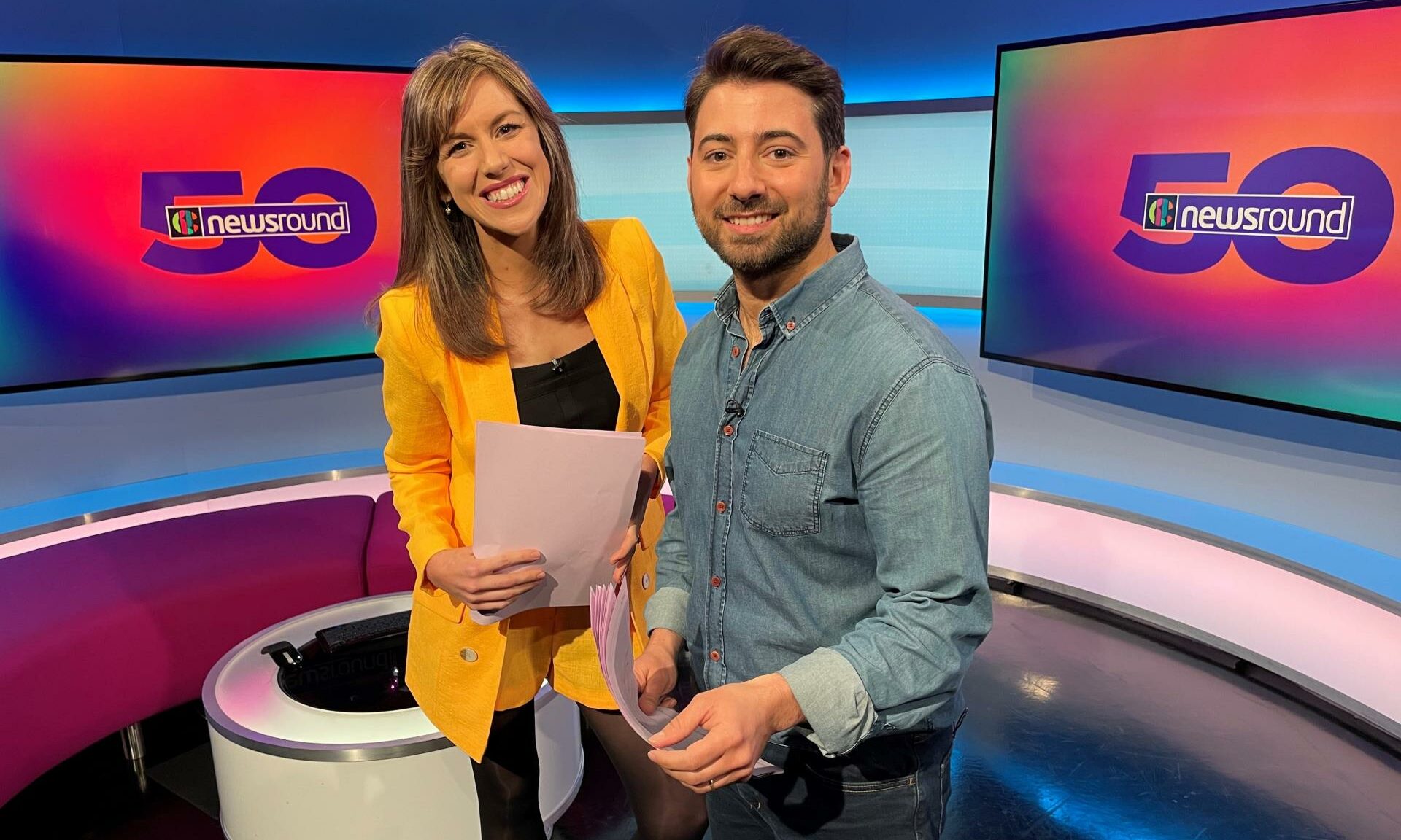 Jenny Lawrence flies flag for Aberdeen as Newsround celebrates 50 years