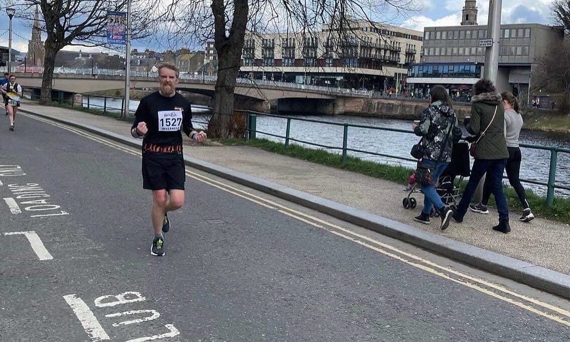 Mark Georgeson's recovery took him from intensive care to marathons