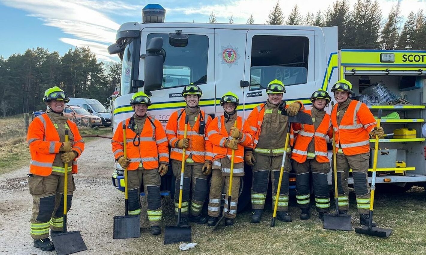 Gordonstoun volunteer fire service receives royal recognition with ...