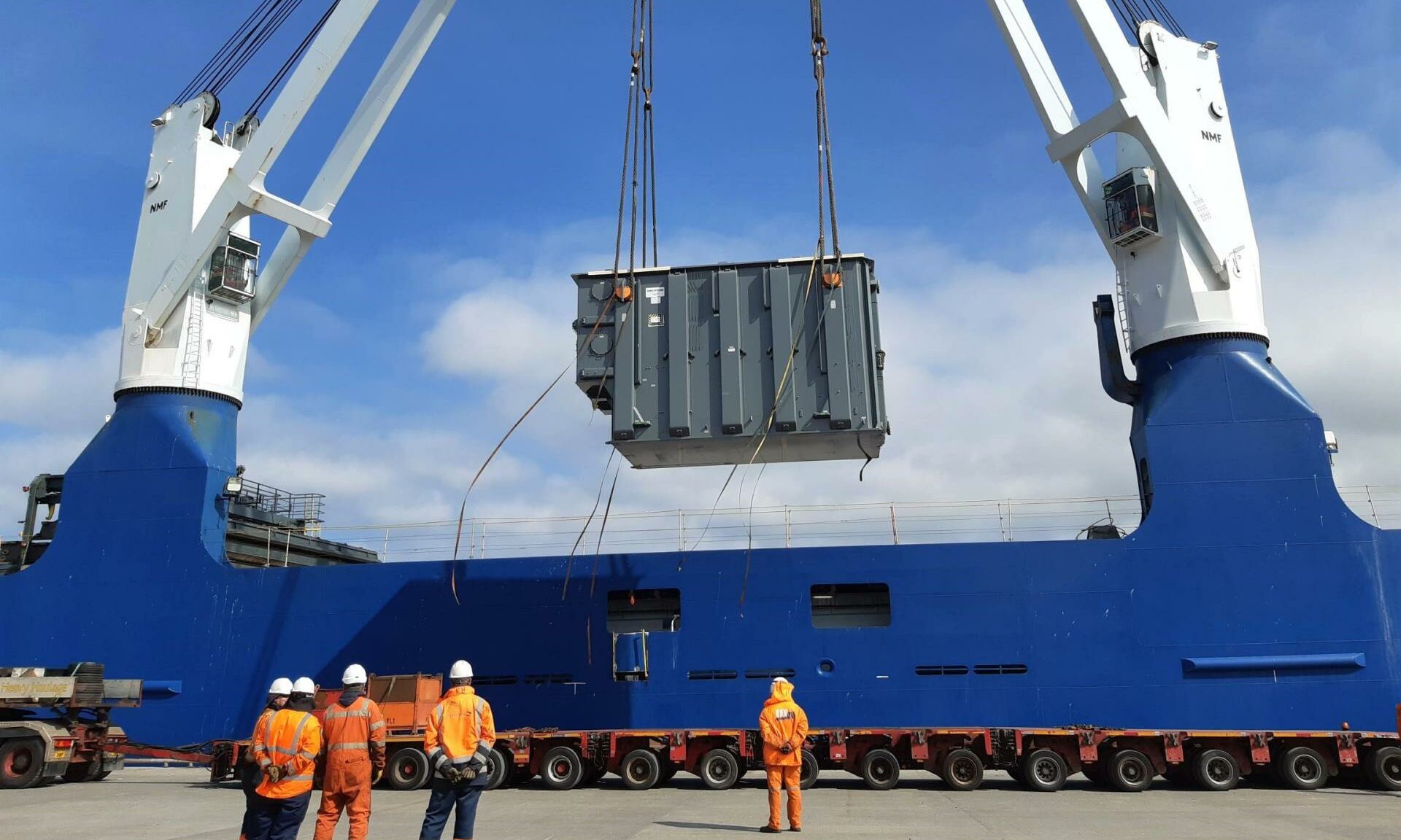 Huge 168-tonne transformers arrive in Shetland to secure islands ...