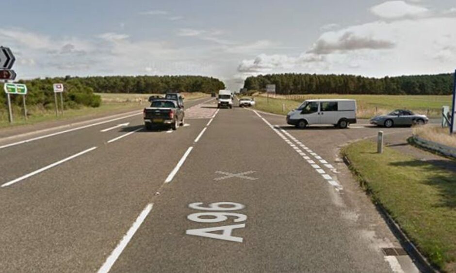 Man clocked at 100mph on A96 had kids in the car