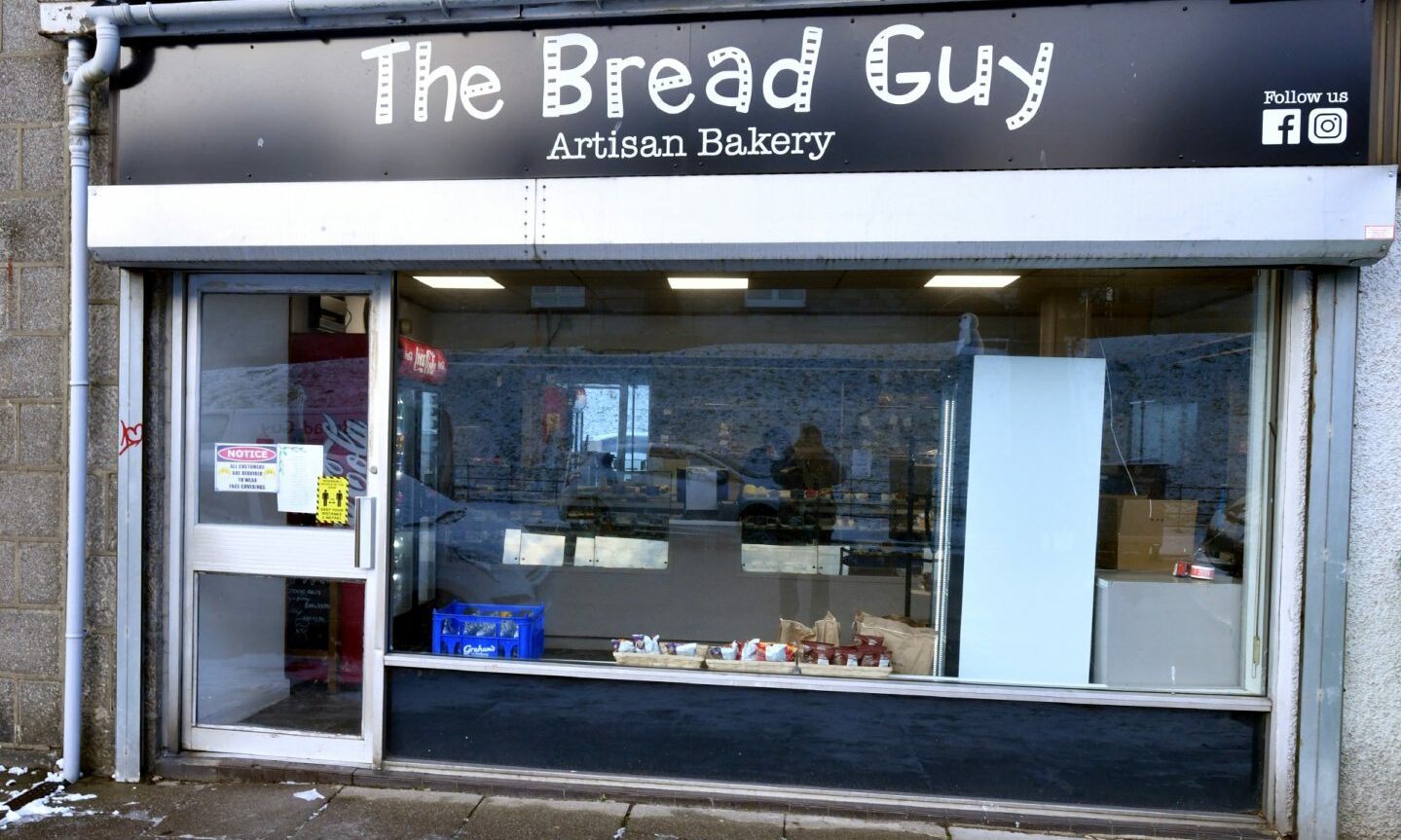CCTV footage shows The Bread Guy being broken into for second time