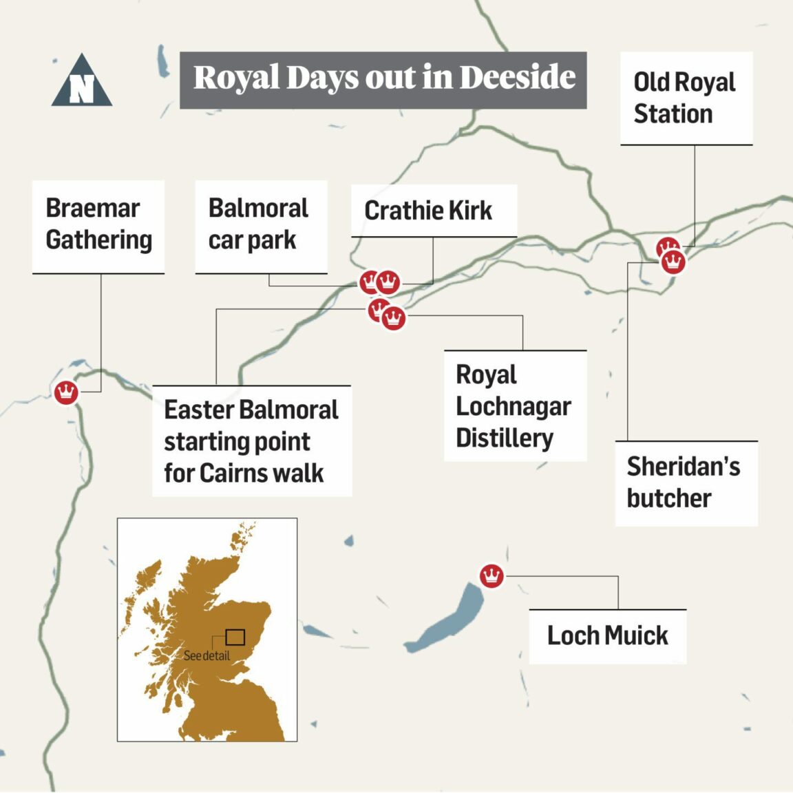 A royal day out in Deeside: The best attractions with links to The Queen