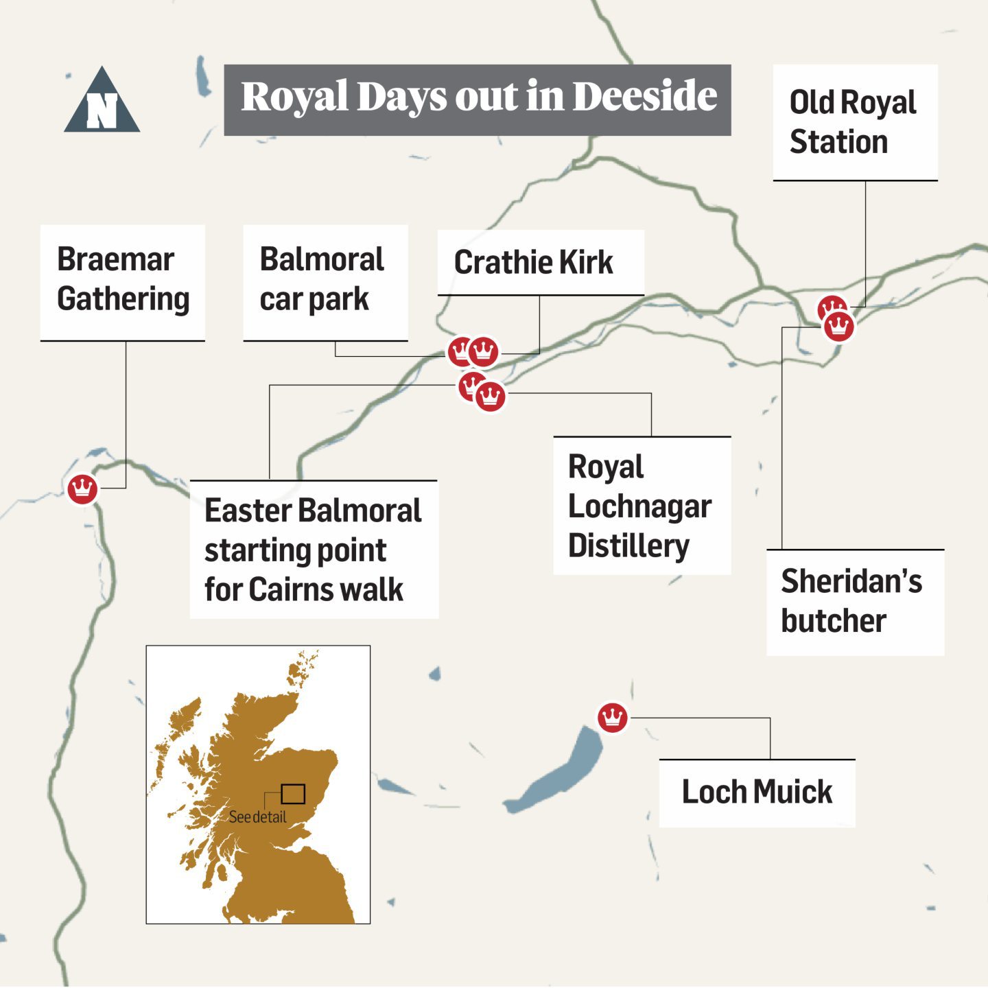 A royal day out in Deeside: The best attractions with links to The Queen