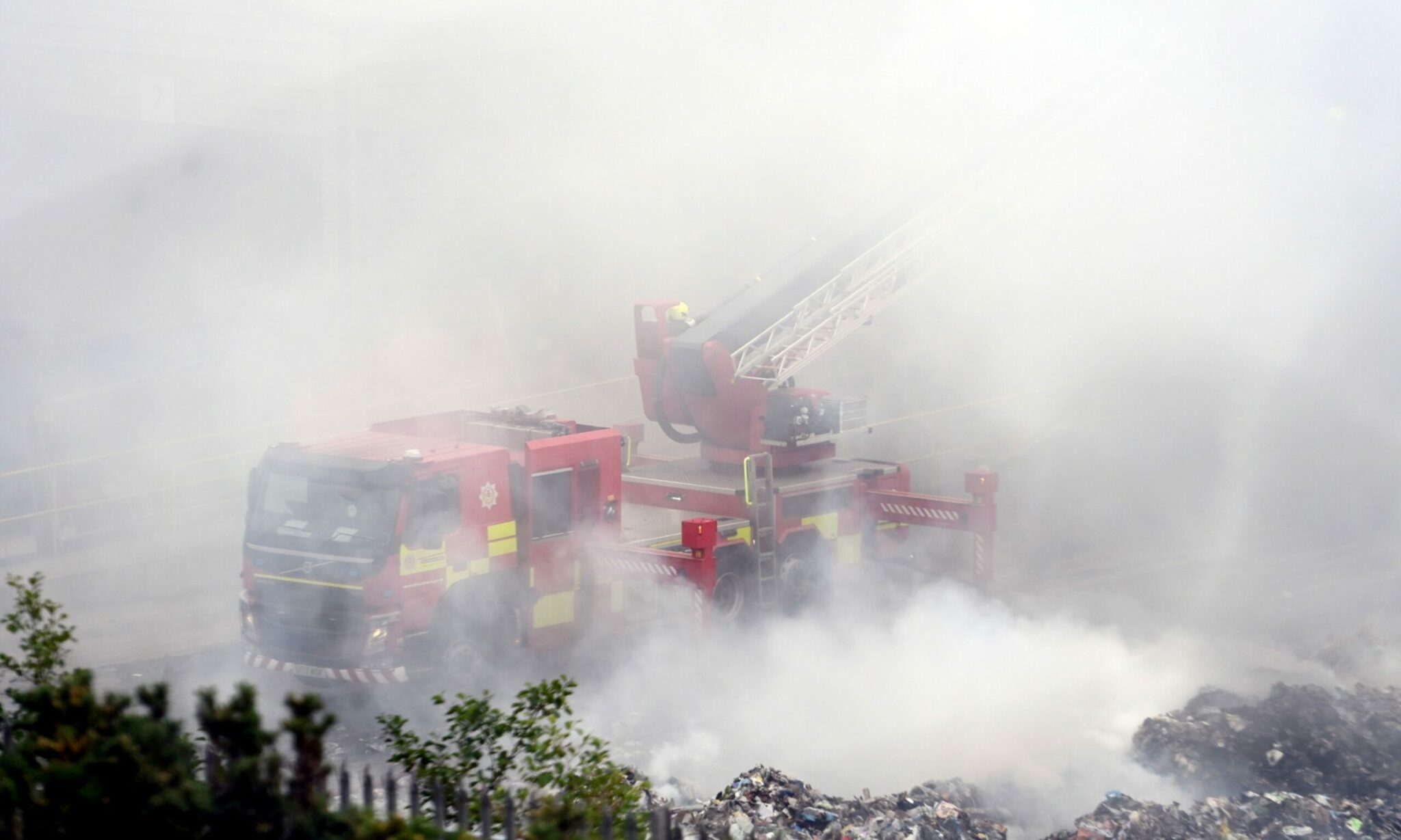 IN PICTURES: Drone footage shows extent of Altens recycling centre fire ...
