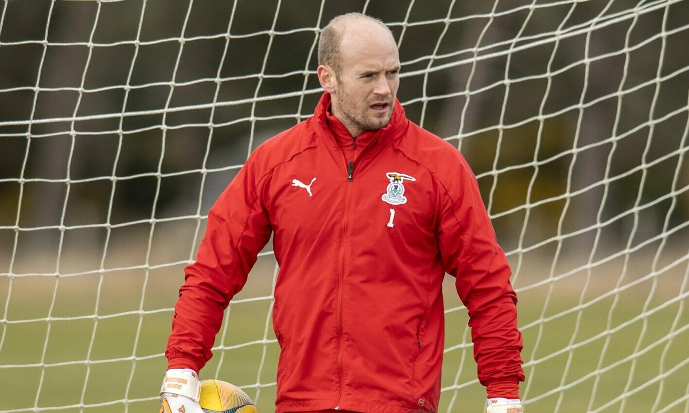 Mark Ridgers embracing Caley Thistle favourites tag in Championship