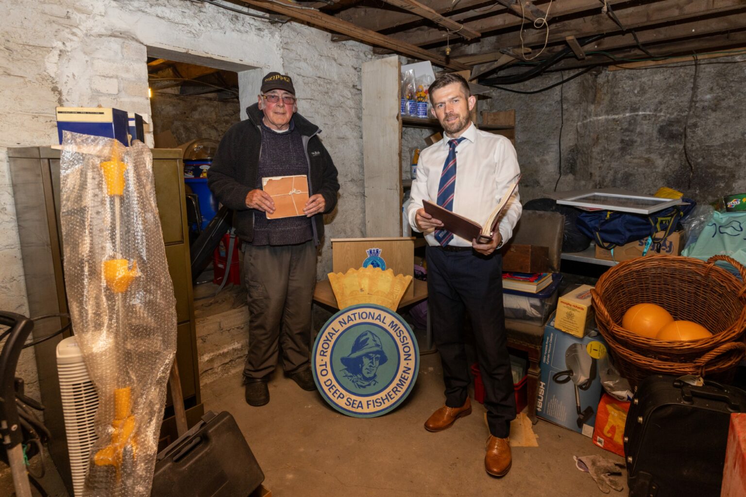 Lost archives of 7,000 Aberdeen trawlermen rescued from cellar