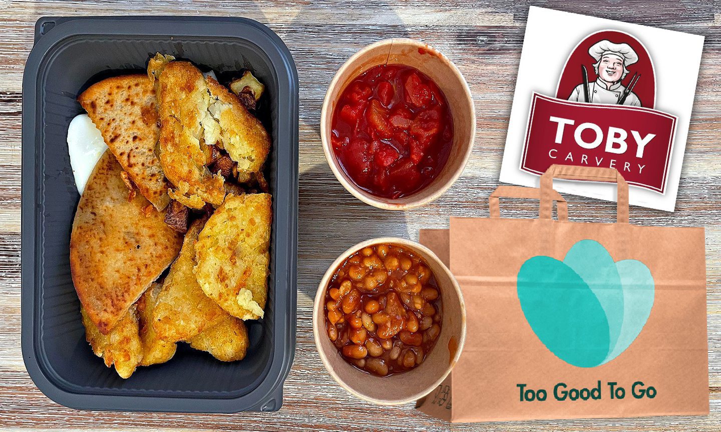 I tried a vegetarian breakfast 'magic bag' from Toby Carvery for £2.79