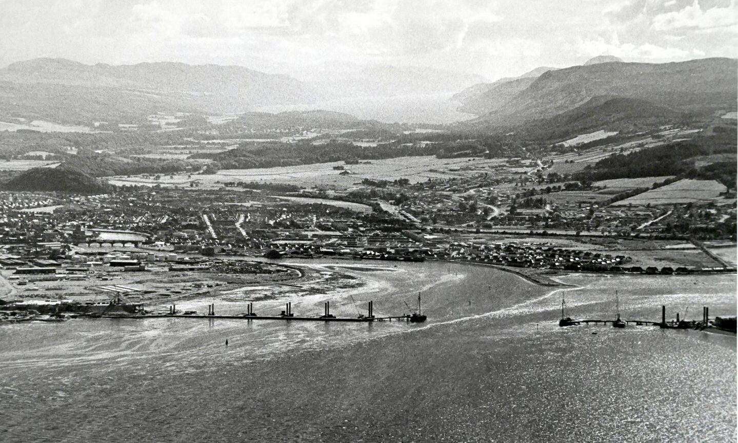 Unseen archive photos released to celebrate 40 years of the Kessock Bridge