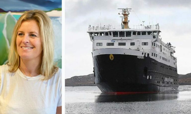 Scottish artist Hope Blamire hits out at ferry crisis engulfing Harris