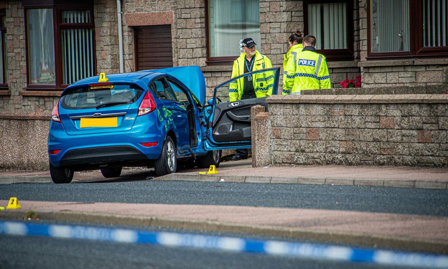 Man in hospital after one-car crash on Meethill Road in Peterhead