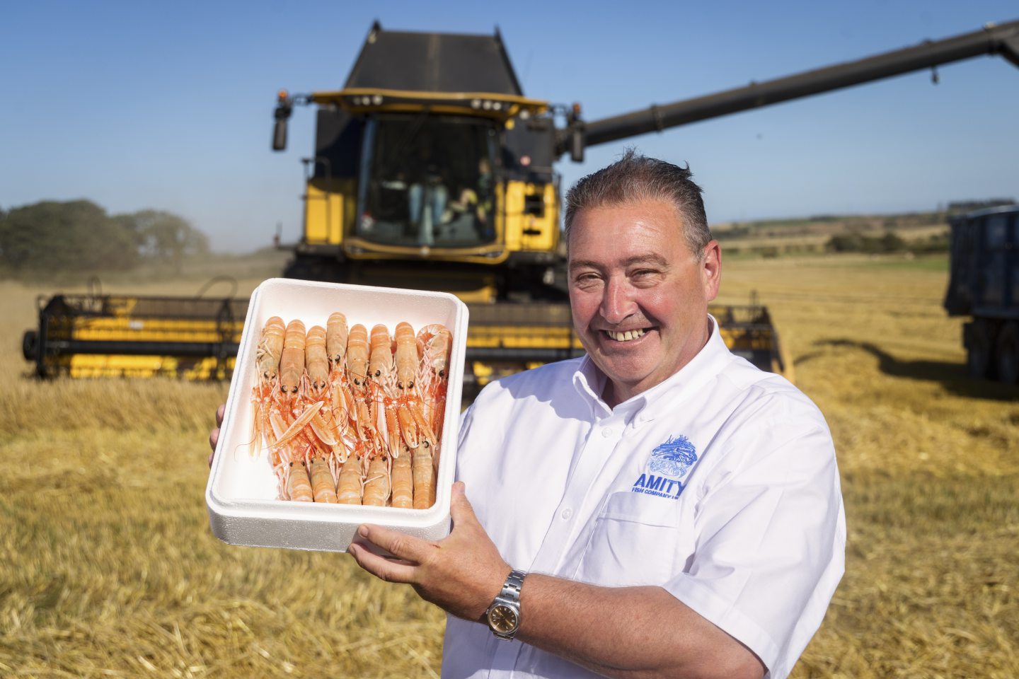 Amity Fish on launch of Seafood Larder in Peterhead