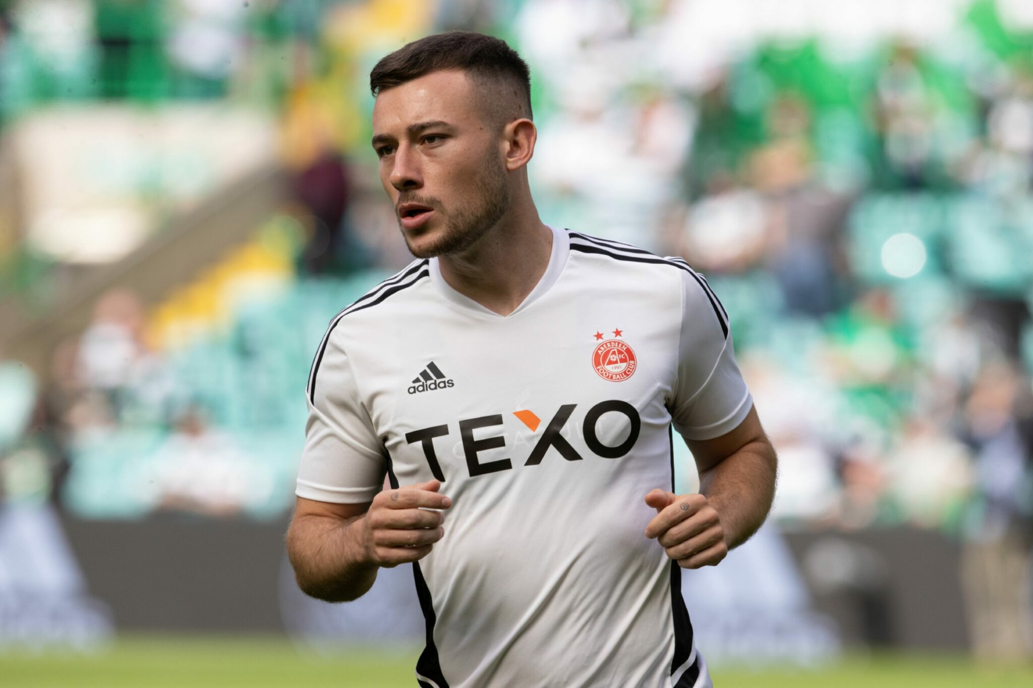 Out until after the World Cup: Aberdeen winger Callum Roberts will not ...