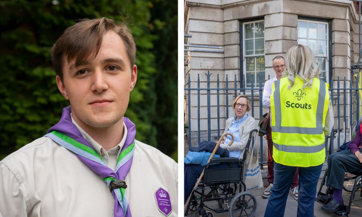 Aberdeen Scout volunteer helps those at Queen's lying-in-state