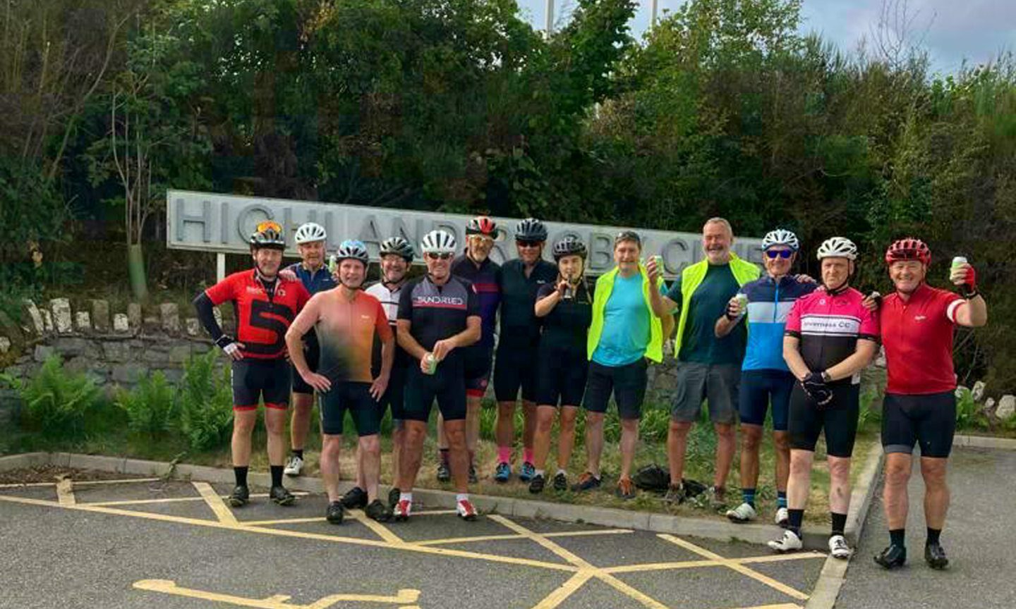 Highland Rugby Club smash £10,000 fundraising target by cycling 100 ...
