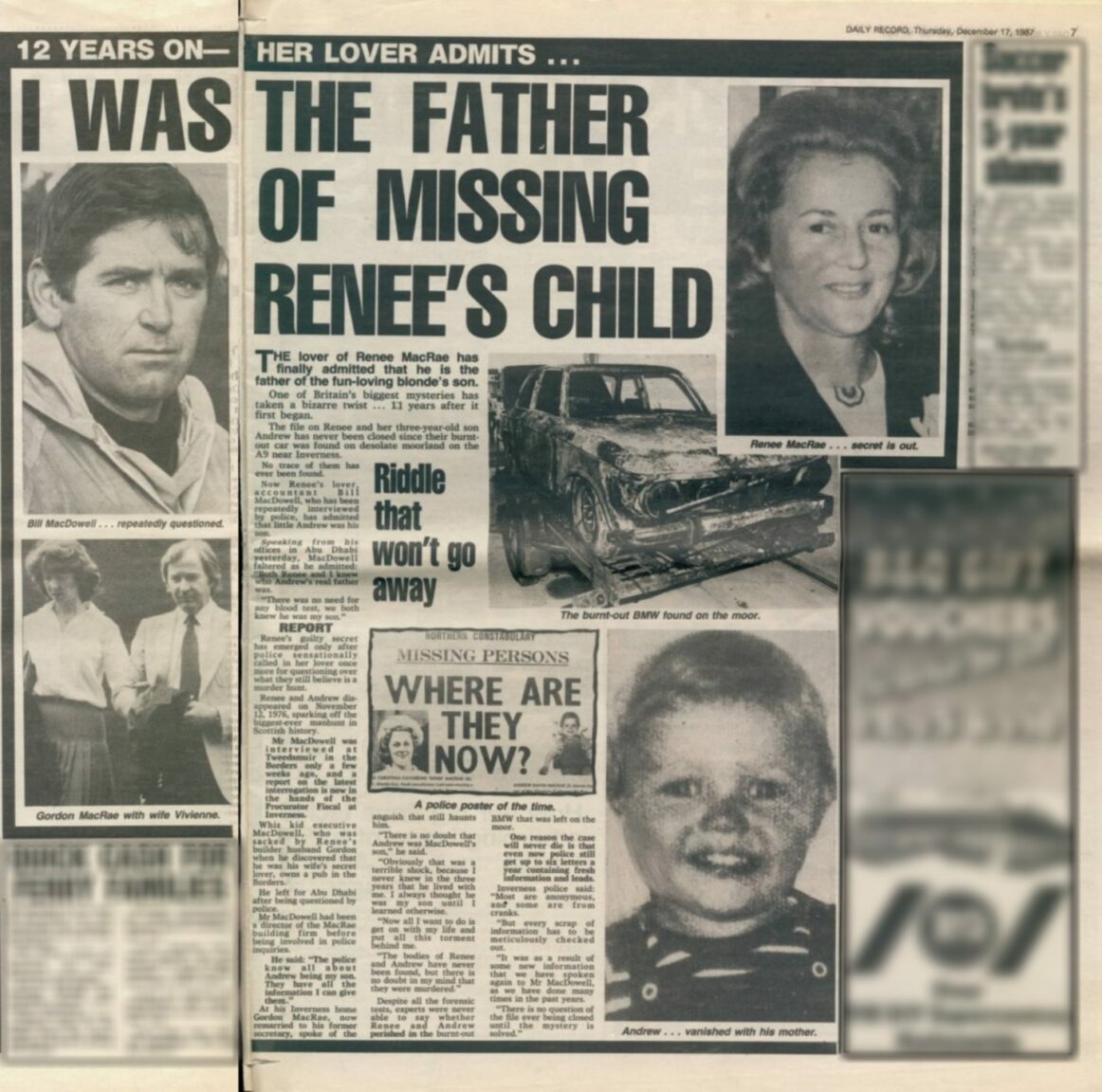 Key images from the Renee and Andrew MacRae case