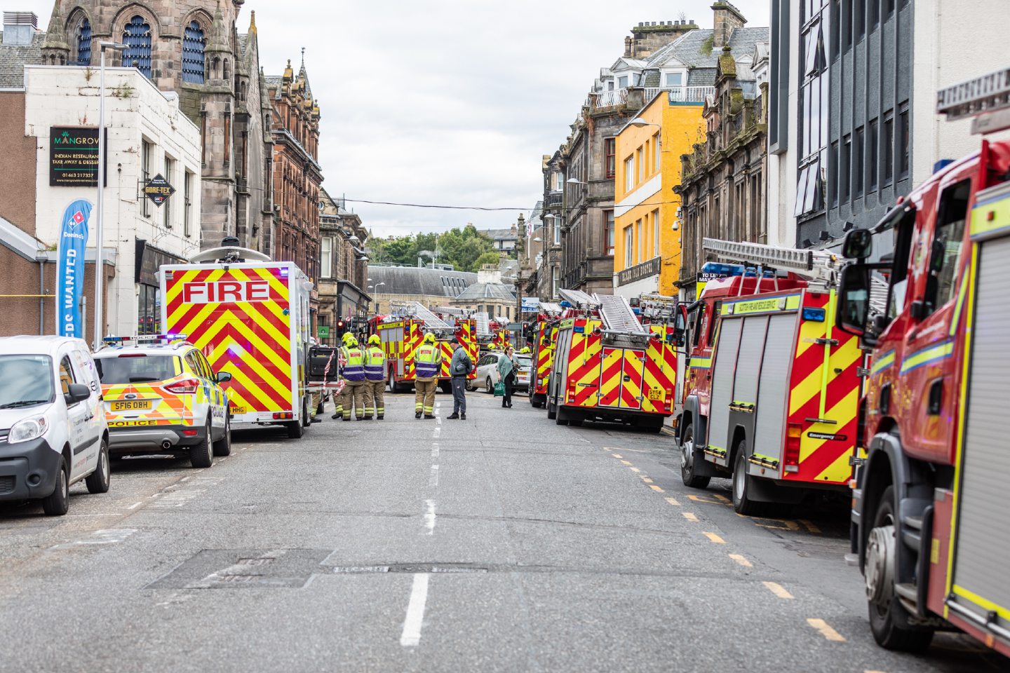 Fire crews tackle major blaze at EscoBar restaurant in Inverness ...