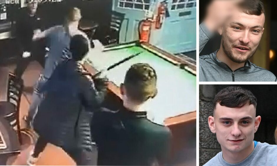 Watch: Chaos at the Brig 'O' Dee pub as brothers admit bar brawl