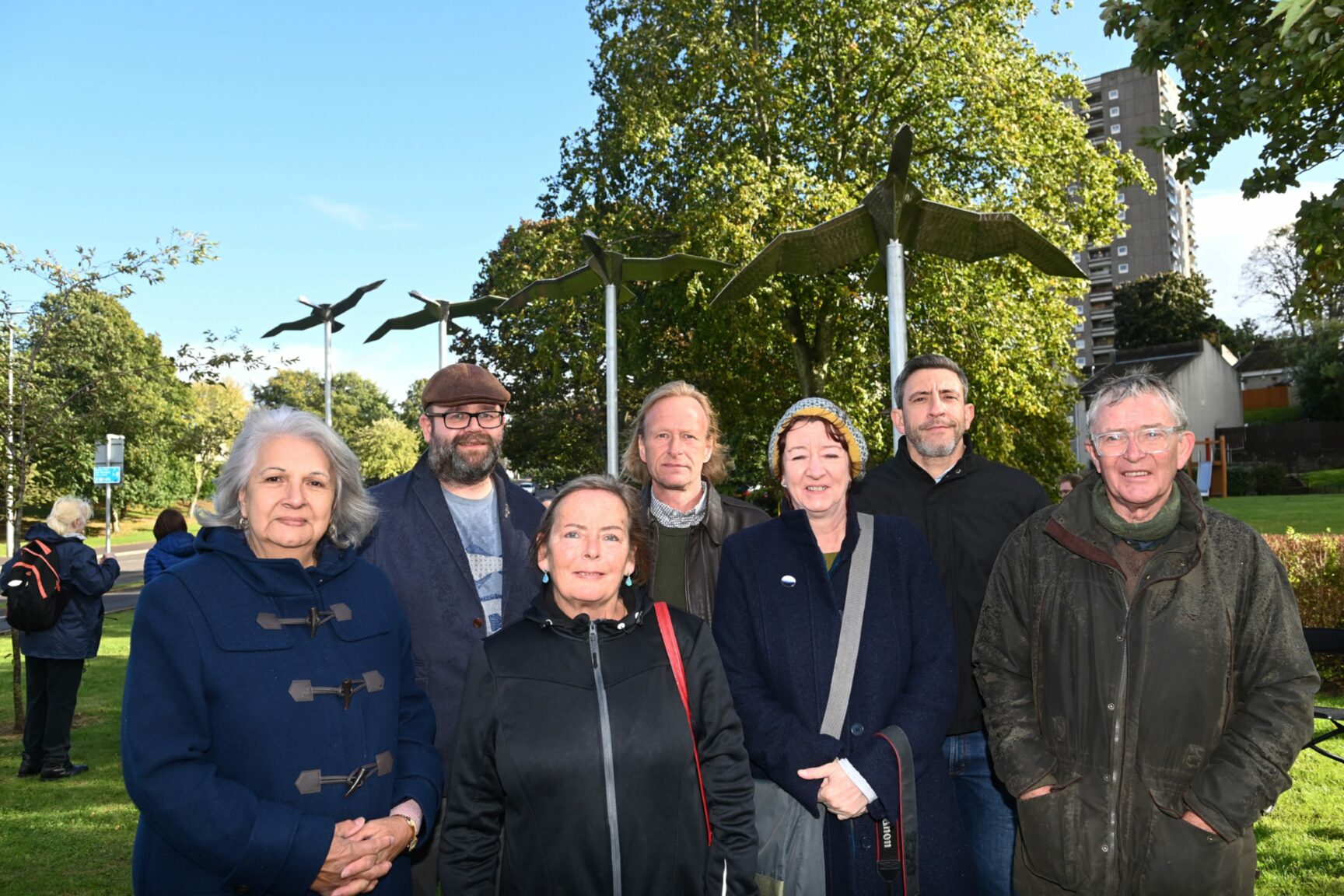 Tillydrone swan sculptures hope to renew community's 'sense of pride'