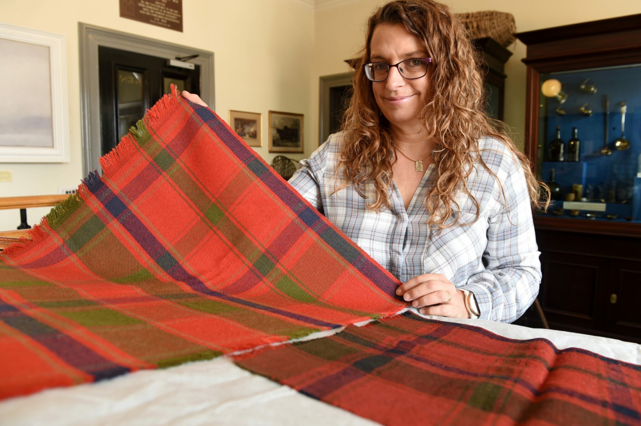 Flora MacDonald's wedding attire recreated and on display