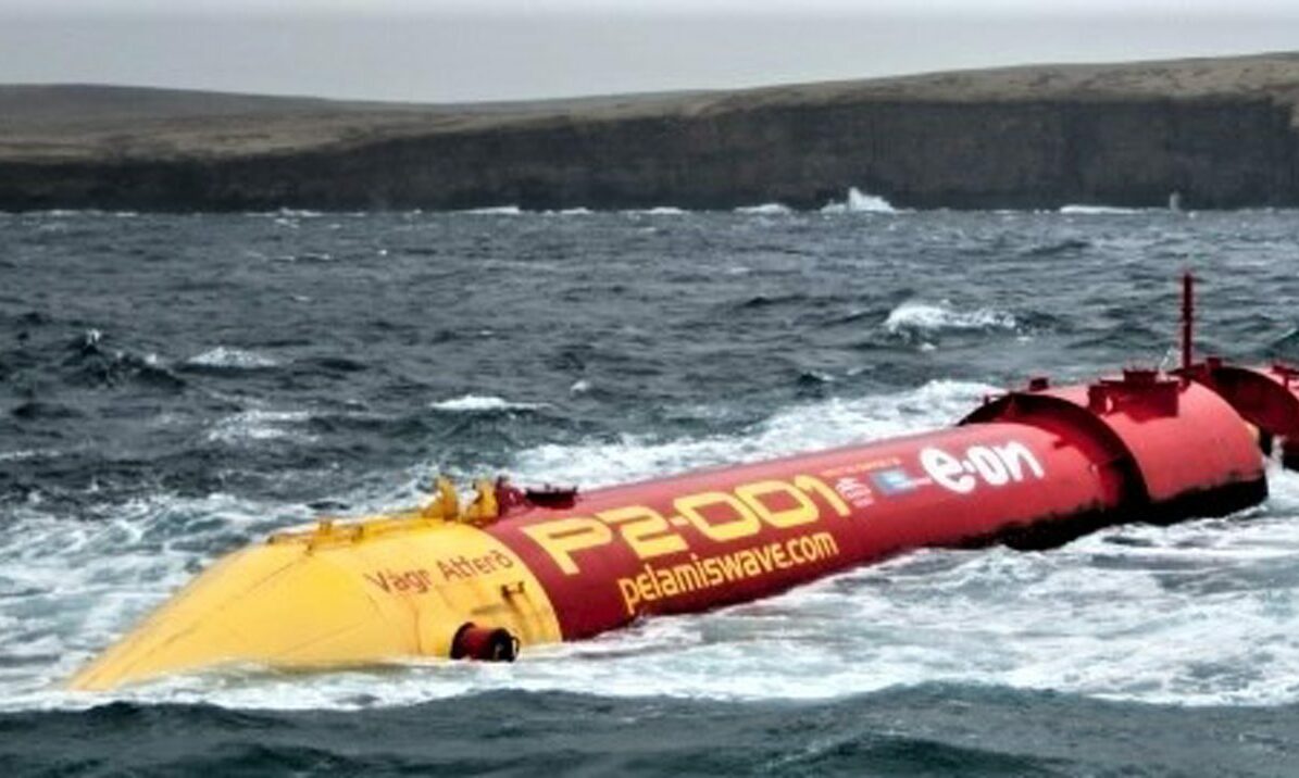 What is the fate of Pelamis wave energy device bought by Orkney council ...