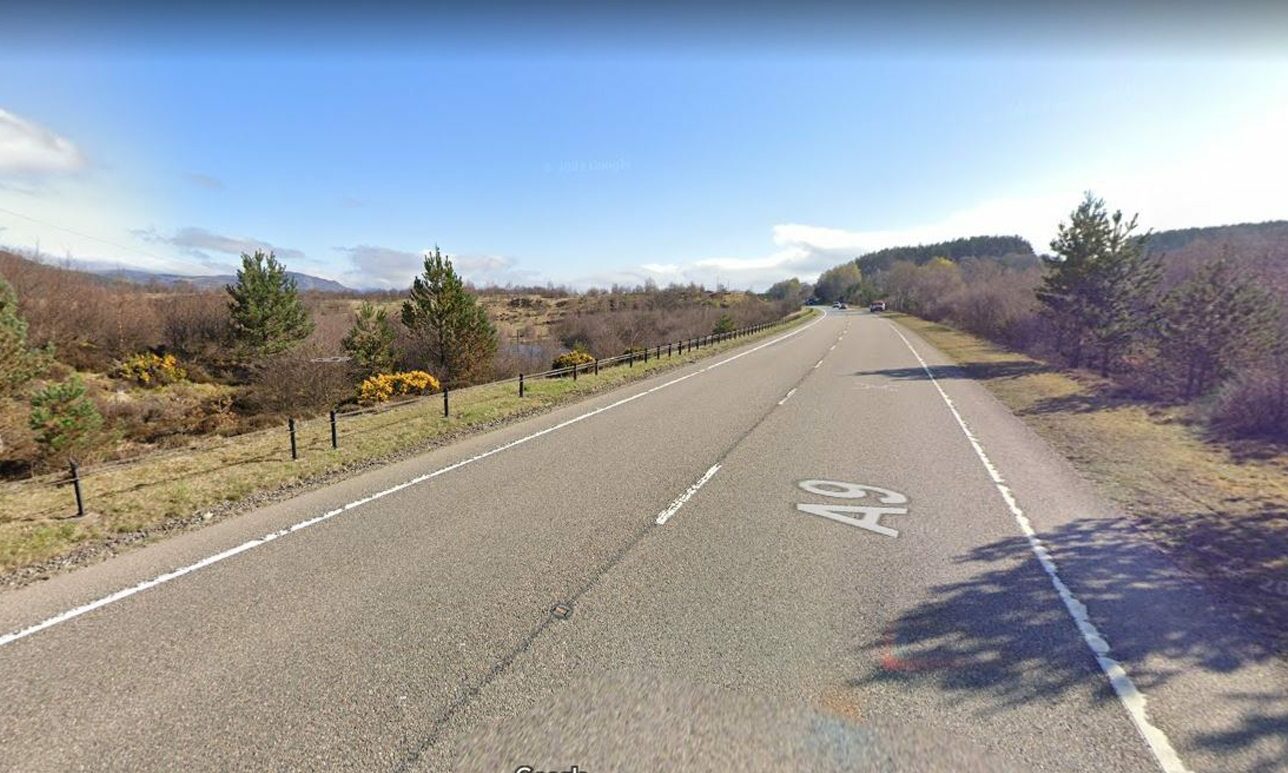 Man killed in A9 crash involving two cars and van towing a tractor ...